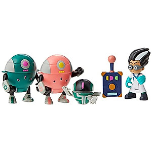 PJ Masks Hasbro Romeo Robot Mission Action Figure Set,Preschool Toy with 4 Action Figures and Accessory for Kids Ages 3 and Up