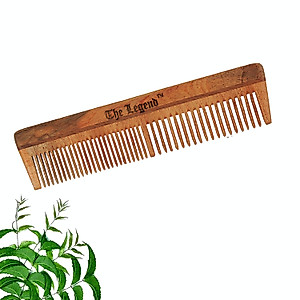 The Legend Organic Pure Neem Wood Comb (Neem Comb)
