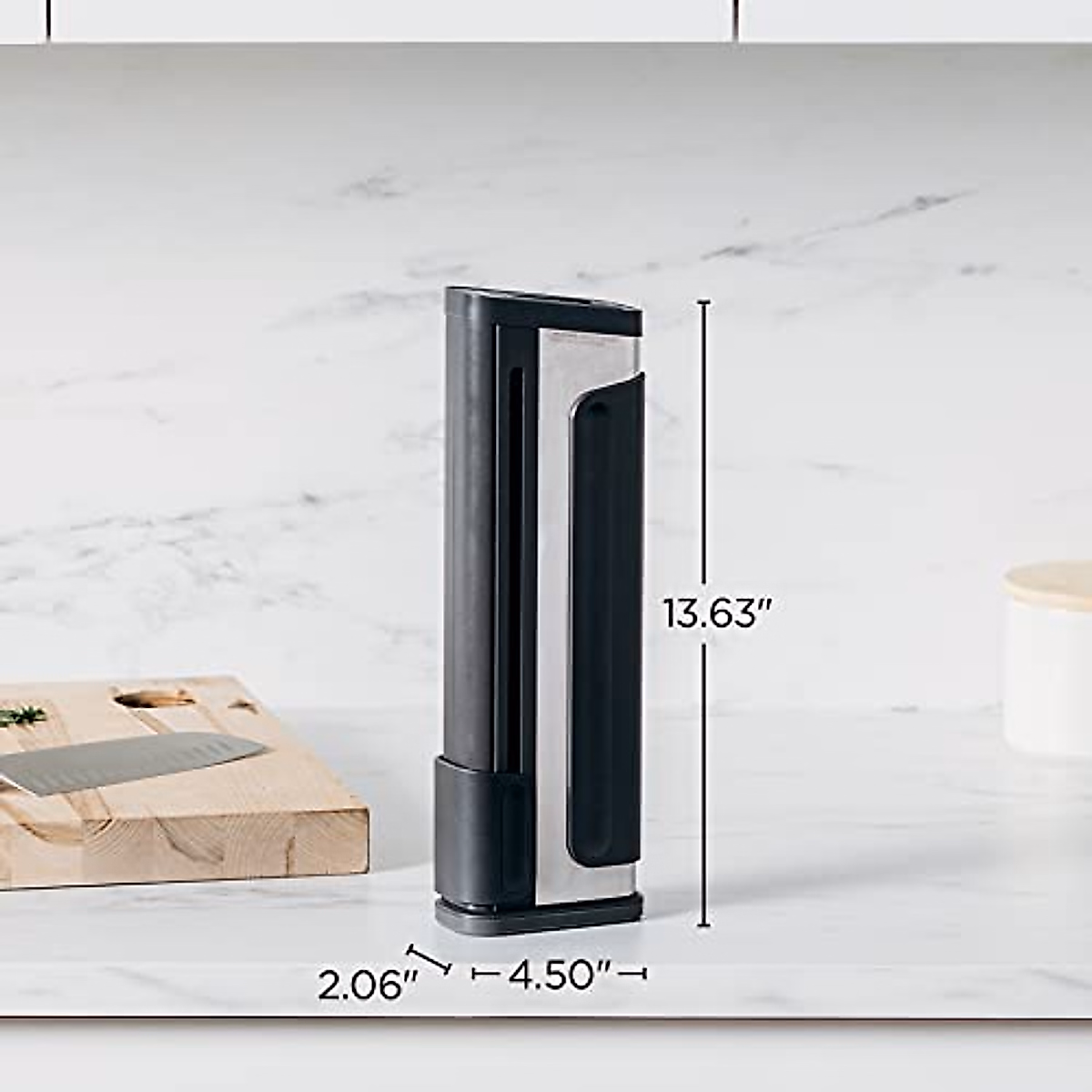 Ninja K31300 Foodi NeverDull System Knife Sharpener, Stainless Steel, Gray