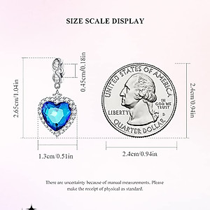 Heart of the Sea Hanging Bead Charm 925 Sterling Silver Charm Fits For Pandora Bracelet Necklace