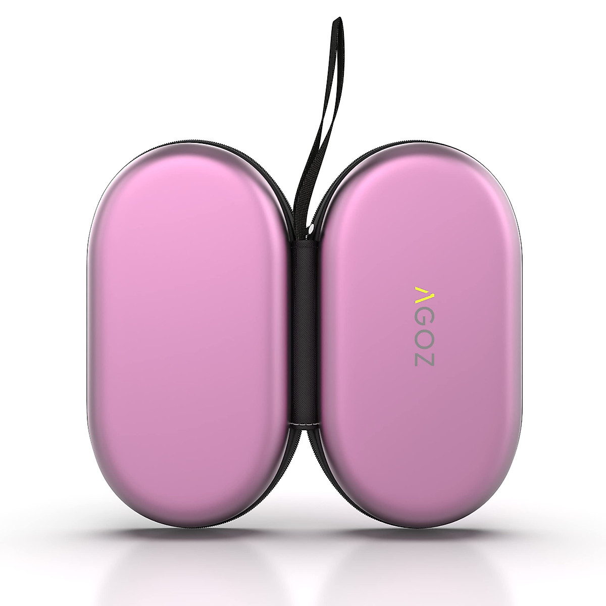 AGOZ Asthma Inhaler Case Zippered Protective Medical Pouch Cover with Wrist Strap (Purple)