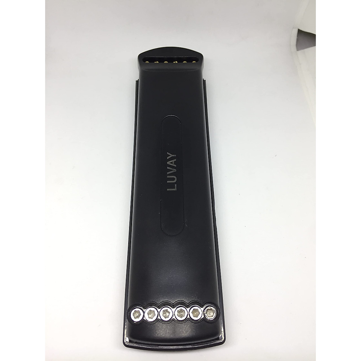 Luvay Pocket Guitar, Finger Exercise, Scales & Chords Practice Tool (6 Fret Black)