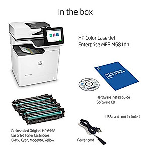 HP Color Laserjet Enterprise MFP M681dh Duplex Printer (J8A10A)