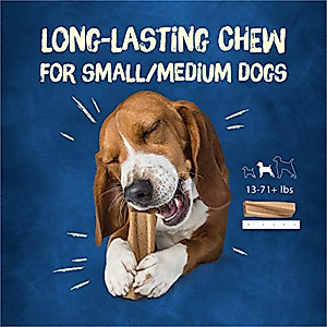 Busy Purina Bone Made in USA Facilities, Long Lasting Small/Medium Breed Adult Dog Chews, Peanut Butter Flavor - 6 ct. Pouch