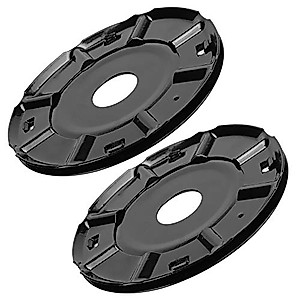 RvSky Garden Supplies 2 Set Universal Lawn Mower Trimmer Head with Trimmer Lines Accessory Garden Tools 26mm Black