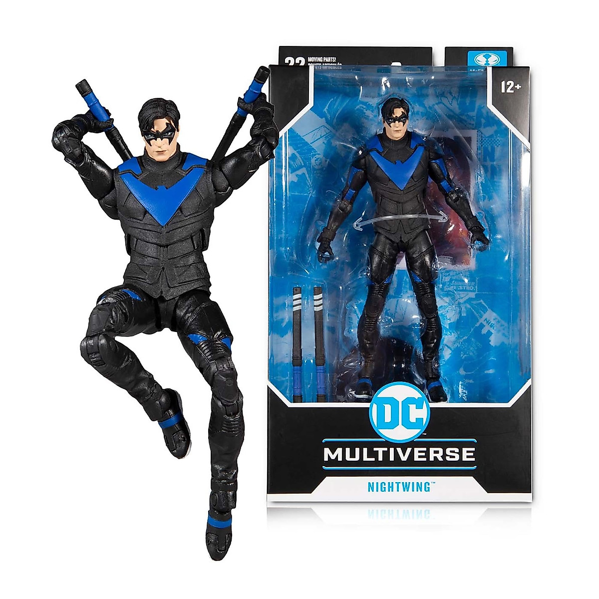 McFarlane Toys - DC Multiverse Nightwing (Gotham Knights) 7" Action Figure with Accessories