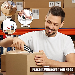 18mm Multi Purpose Utility Knife - Stainless Steel Retractable Box Cutter with Precision Cutting and Blade Safety Lock Design SK5 carbon steel blade (Includes 1 Knives + 10 Replacement Blades)