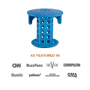 SinkShroom The Revolutionary Sink Drain Protector Hair Catcher/Strainer/Snare, Blue