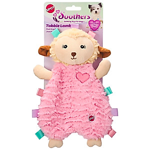 SPOT Soothers- Tabbie Lambie Dog Toy-Separation Anxiety Toys for Dogs, Stuffing Free, Scented with Calming Lavender Fragrance Beads to Safely Calm and Relax Dogs and Puppies, 12in