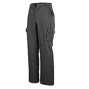 Mens Fashion Cargo Hiking Pants Relaxed Fit High Waist Workout Athletic Military Combat Hiking Work Pants Trousers Sweatpants Dark Gray