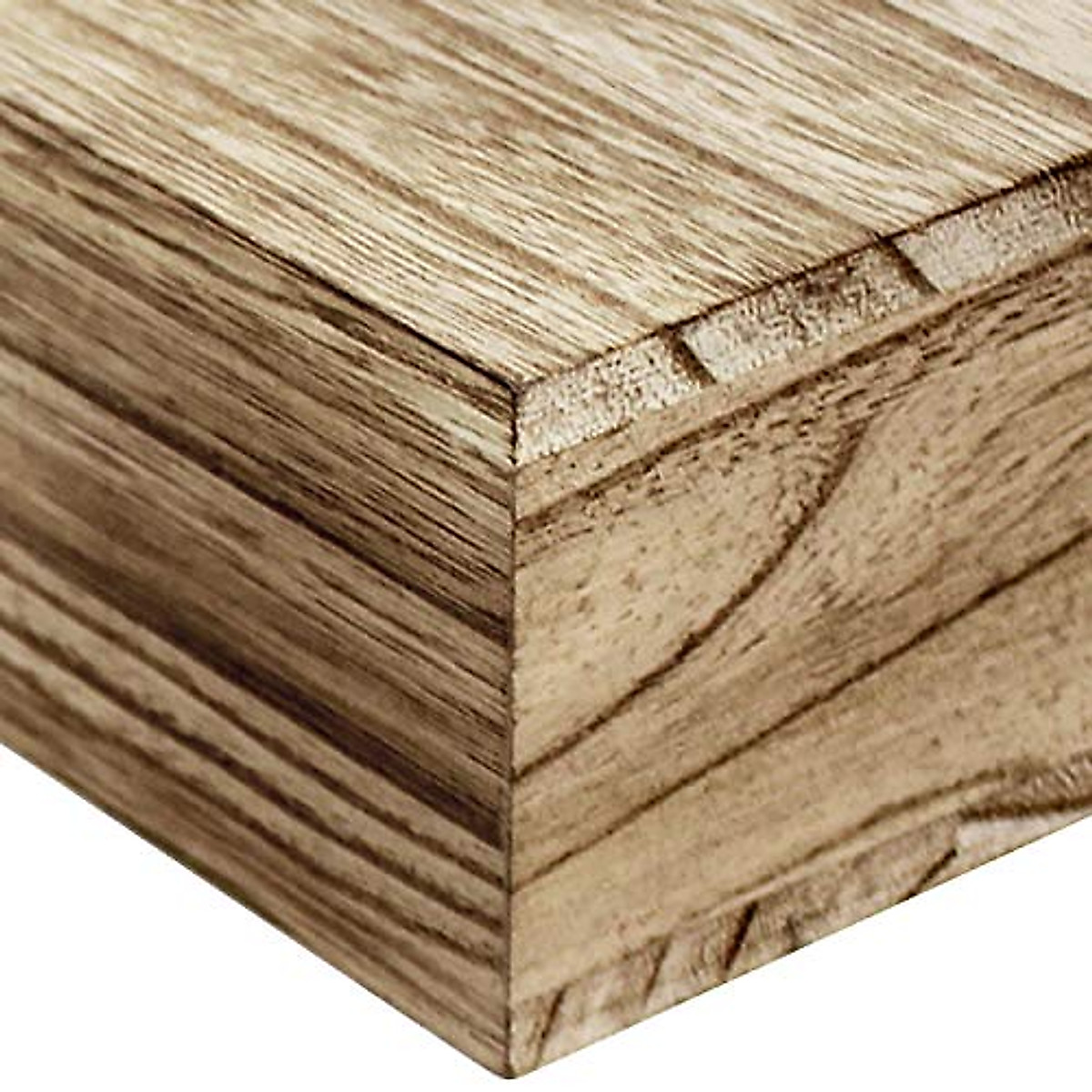 MOOCA Wooden 3 Pcs Square Risers for Display Jewelry and Accessories Display Stand, Wooden Risers for Display, Wood Display Stand Wooden Display Risers, Oak Color