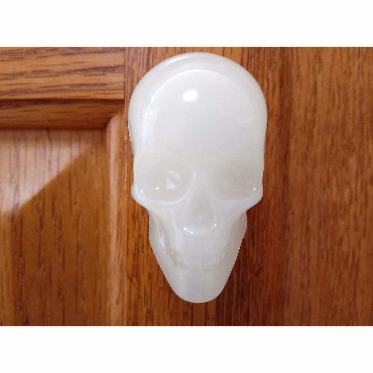Glow in the Dark Skull Door Knobs Drawer Knobs (Set of 2)