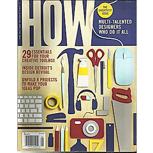 HOW DESIGN & CREATIVITY MAGAZINE, THE CREATIVITY ISSUE MAY, 2014