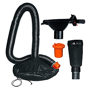 Toro 51621 UltraPlus Leaf Blower Vacuum, Variable-Speed (up to 250 mph) with Metal Impeller, 12 amp,Red & Worx LeafPro Universal Leaf Collection System for All Major Blower/Vac Brands - WA4058