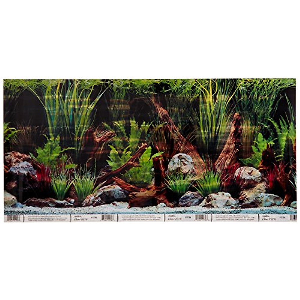 Marina Precut Background, Oasis/Slate, 12 x 24