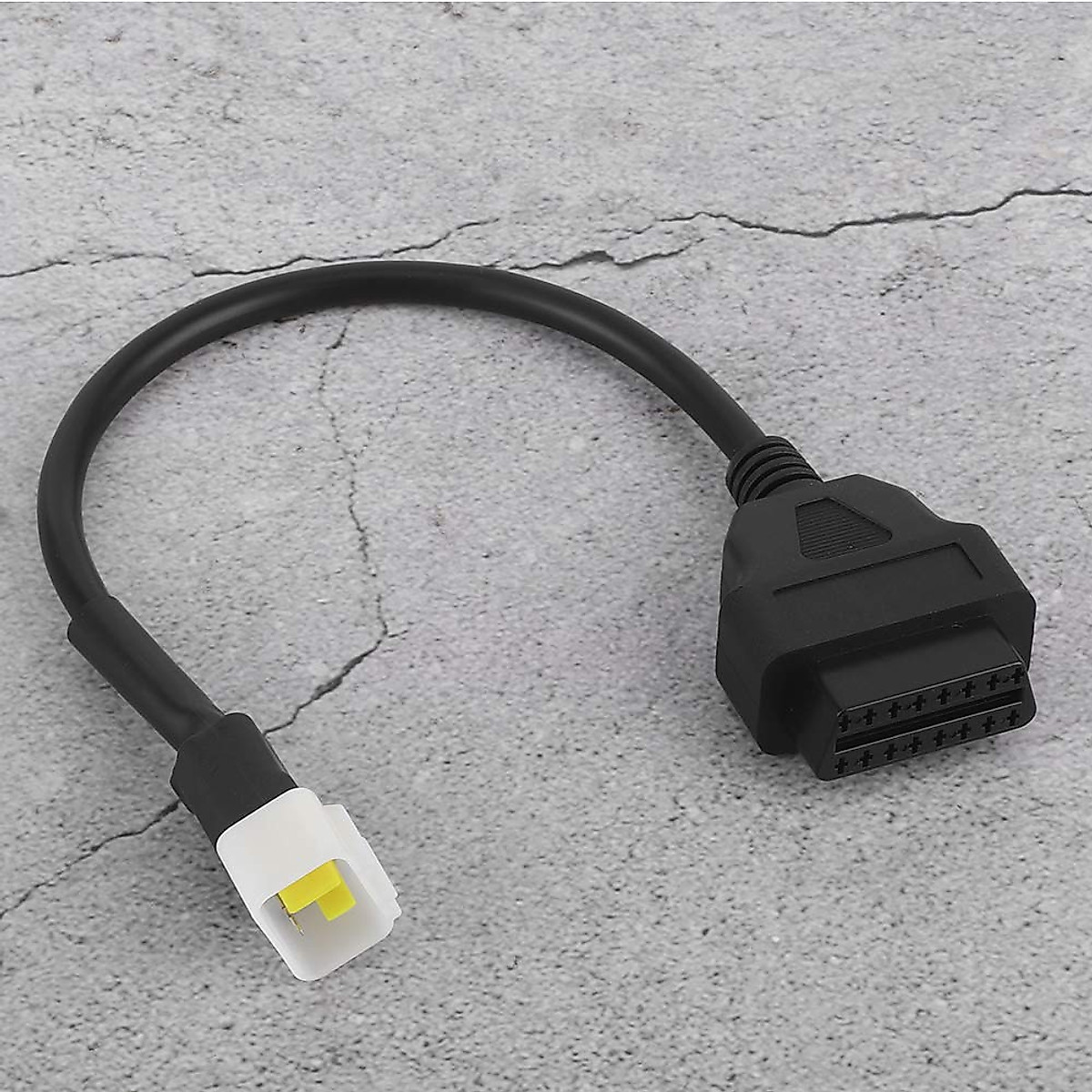 Diagnostics 6 Pin to OBD2 16 Pin Adaptor Cable OBD2 Diagnostic Adapter Motorcycle Fault Detection Connector Fits for Sinnis