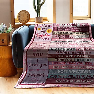 AKLSNDLKA 21st Birthday Gifts for Her,21st Birthday Decorations, Female 21st Bday Gift Ideas,Happy 21 Year Old Birthday Gifts, Gifts for 21 Year Old Women Girl,21st Birthday Decorations