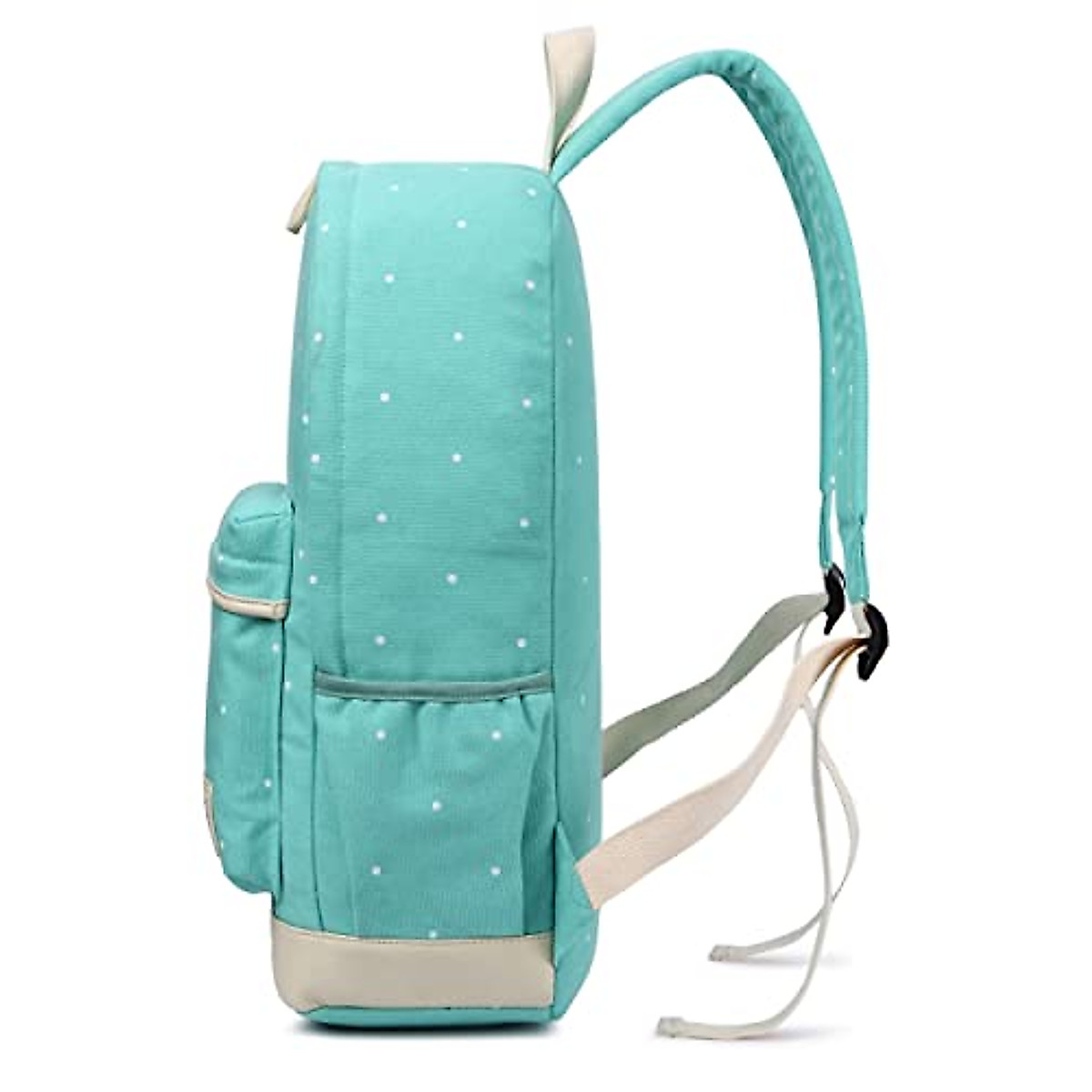 Roffatide Anime Sumikko Gurashi Game White Bear Tonkatsu Print Casual Backpack Green Canvs Schoolbag