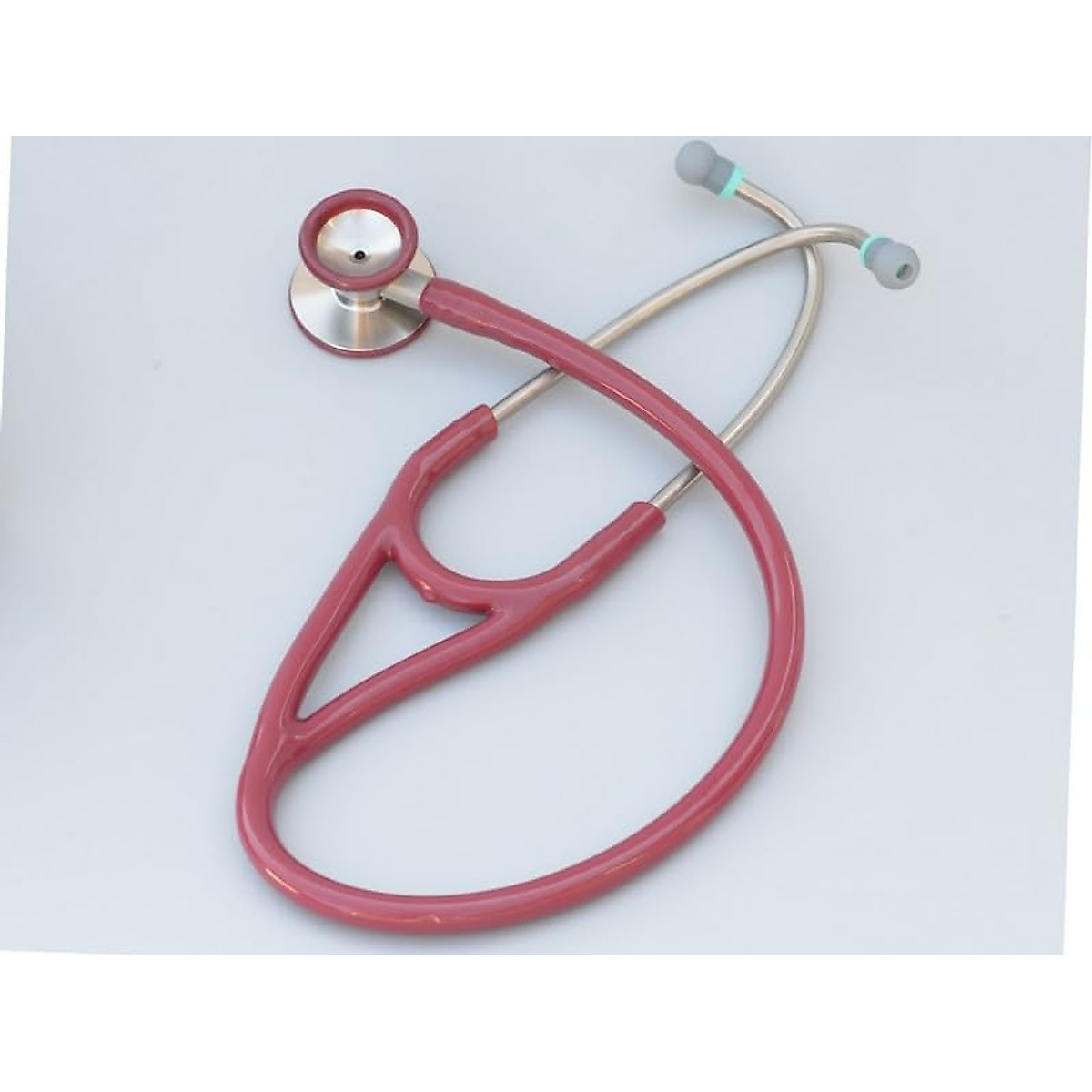 Kila Scopes Bell Stethoscope - Professional Dual Head Bell Cardiology & Diagnostic Stethoscope for Doctors and Nurses - with Accessories K770 Burgundy