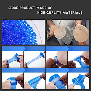 Shower Floor Drain Backflow Preventer, Waterless Trap Seal, One Way Drain Valve Sewer Core (1.28-1.58 inch, Blue)