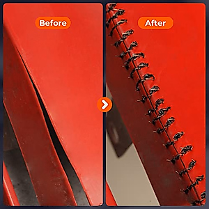 Auto Buero 110V 100W Plastic Welder Kit with 4 Types of Staples and Tools for Plastic Welding, Welding Machine Plastic Crack Repair Kit for Car Plastic Bumper Repair Kayak Fender