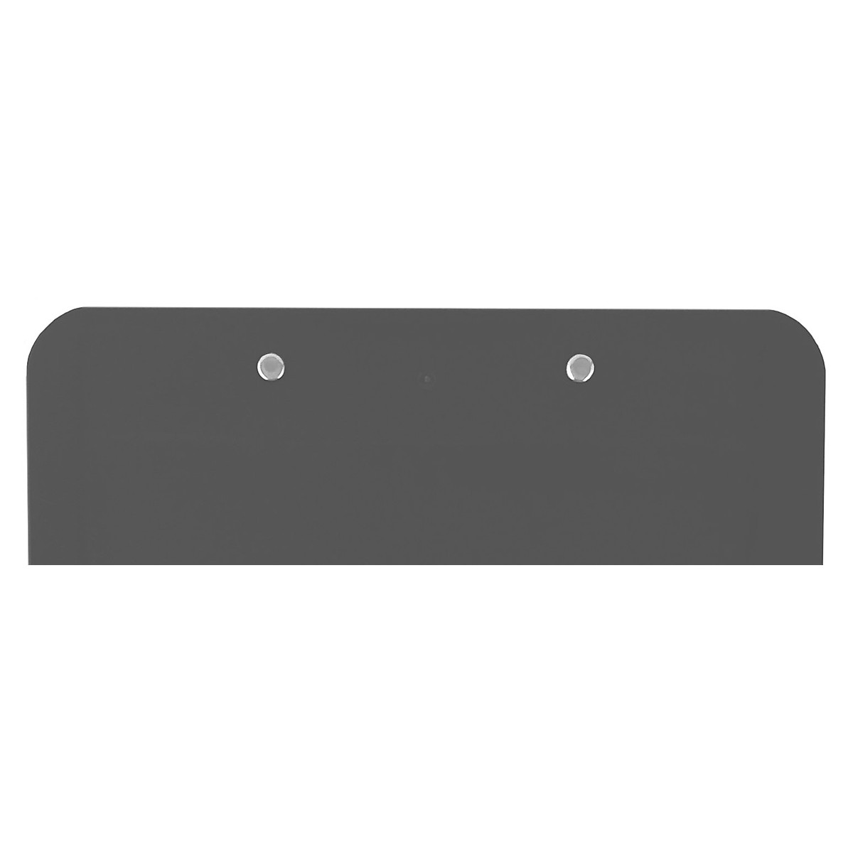 Trade Quest Plastic Clipboard Opaque Color Letter Size Low Profile Clip (Pack of 6) (Gray)