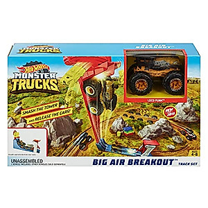 Hot Wheels Monster Trucks Big AIR Breakout Play Set