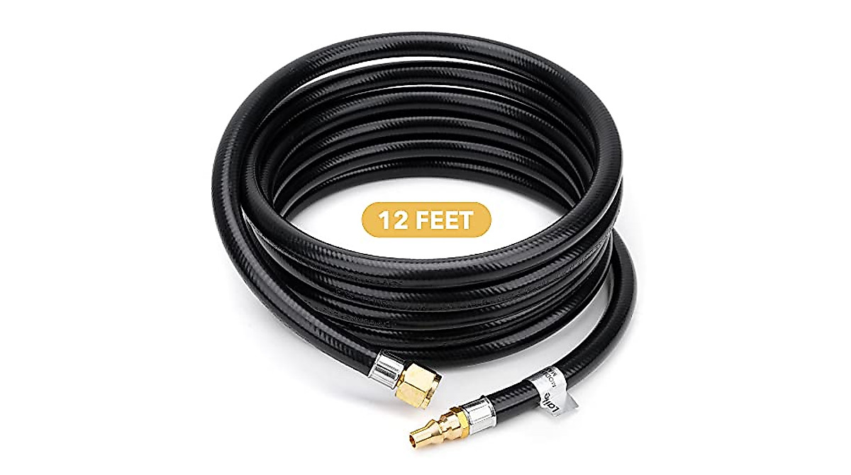 Stanbroil 12 Feet RV Connection Hose for Propane, Easy Connect