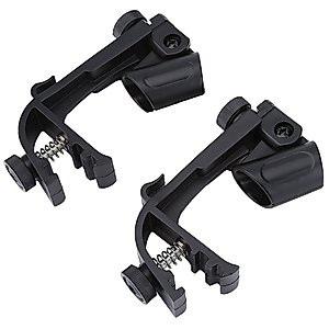 Drum Rim Clamp, 2 Pcs Adjustable Drum Mount Microphone Holder Mic Clip Instrument Accessory