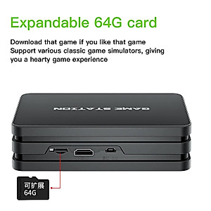 NC Video Game Console Quad-Core HDMI TV Home Handheld Game Console Simulator 2.4G, 10000+ Games, with Game Handle