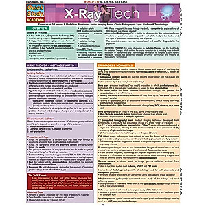 X-Ray Tech QuickStudy Laminated Reference Guide (QuickStudy Academic)