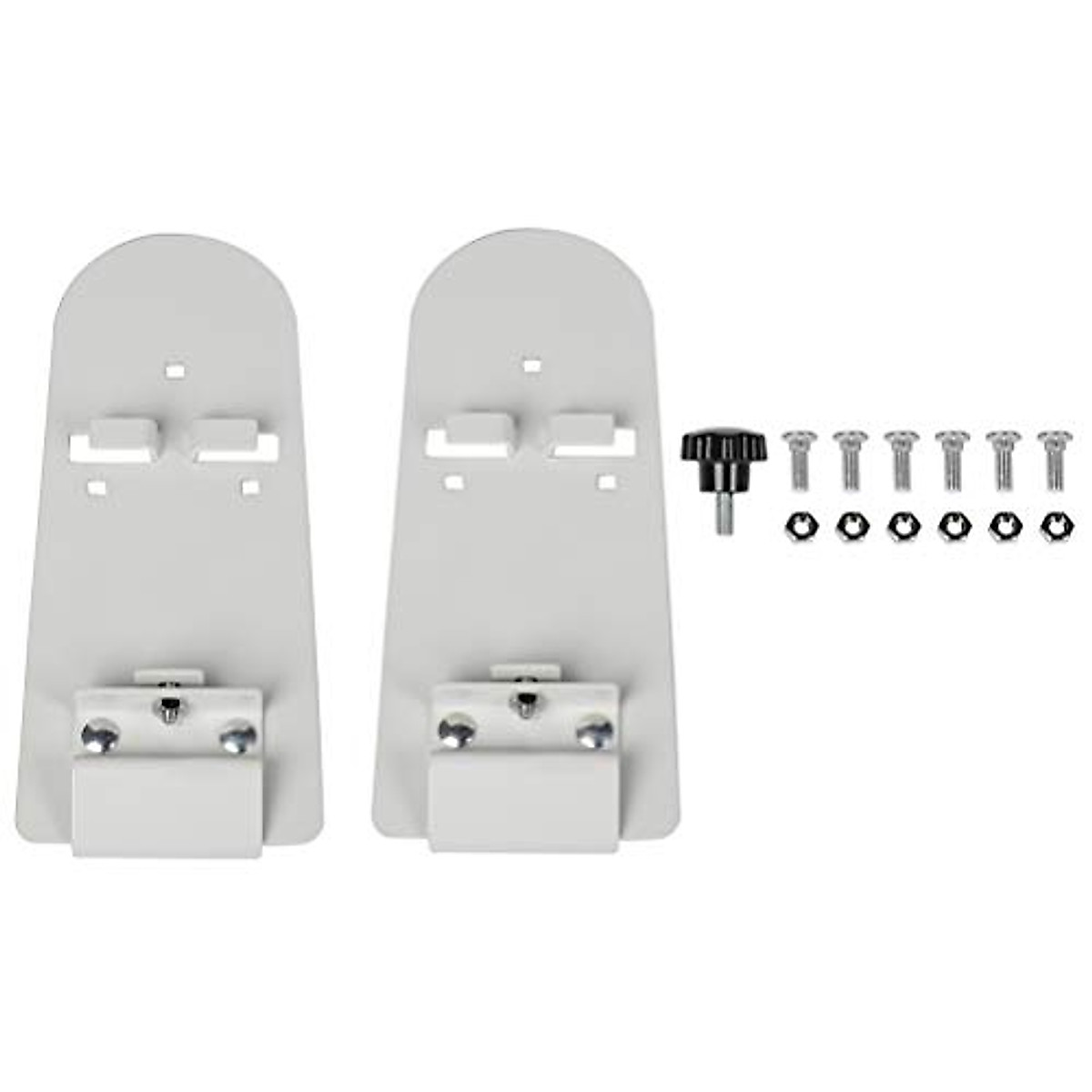 STAYTOP 2 Bars Van Racks Adjustable Van Roof Ladder Rack Carrier 2 Cross Bars 78.8in Steel Utility Ladder Truck Pickup Rack for Chevy Express 2500 for GMC Savana with Rain Gutters