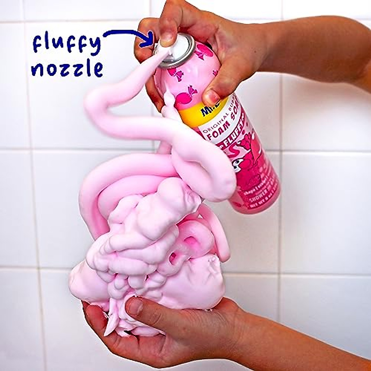 Mr. Bubble Twin Pack Foam Soap - Sculpt and Draw in the Tub; Soft, Moldable, Gentle, Scented Foam (Pack of 2, 8 fl oz Each)