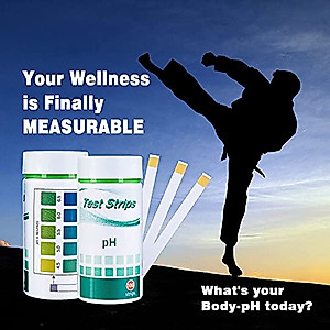 SuperCheck pH Test Strips, 4.5-9.0 ppm, 100 Count, pH balance Test Strips for Women, pH Strips for Testing Alkaline and Acid Levels in The Body, Monitor Your pH Levels Using Saliva and Urine, pH Paper
