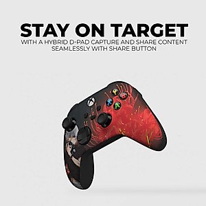 DreamController Tokyo Ghoul Custom X-box Controller Wireless compatible with X-box One/X-box Series X/S Proudly Customized in USA with Permanent HYDRO-DIP Printing(NOT JUST A SKIN) (MODDED)