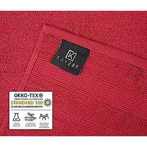 ZUPERIA Classic Hand Towels - 10 Pack - 16" x 28" - Ultra Soft 100% Cotton Large Bathroom Towels, Highly Absorbent Towel for Bathroom, Ideal for Pool, Home, Gym, Spa, Hotel (Assorted)