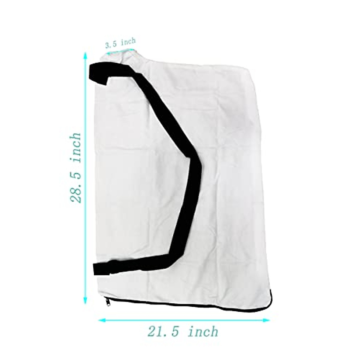 530095564 Vacuum Bag Leaf Blower Vacuum Zippered Bottom Dump Bag ​- for CRAFTSMAN / WEED EATER / MCCULLOCH / POULAN 530095599