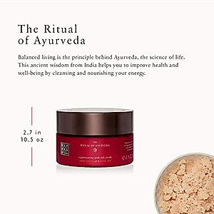 RITUALS Ayurveda Rebalancing Body Scrub - Exfoliating Scrub with Punjabi Pink Salt, Indian Rose & Sweet Almond - 10.5 Oz