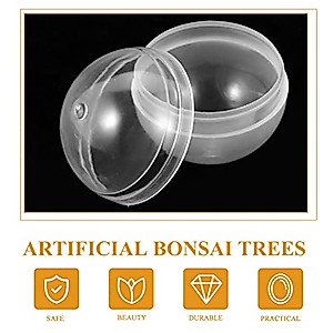 DOITOOL Clear Fillable Balls 50pcs Gumball Vending Machine Capsule 60mm Claw Machines Ball Surprise Ball Candy Gifts Treat Container