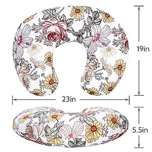 Floral Crib Sheet Car Seat Cover Pillow Covers