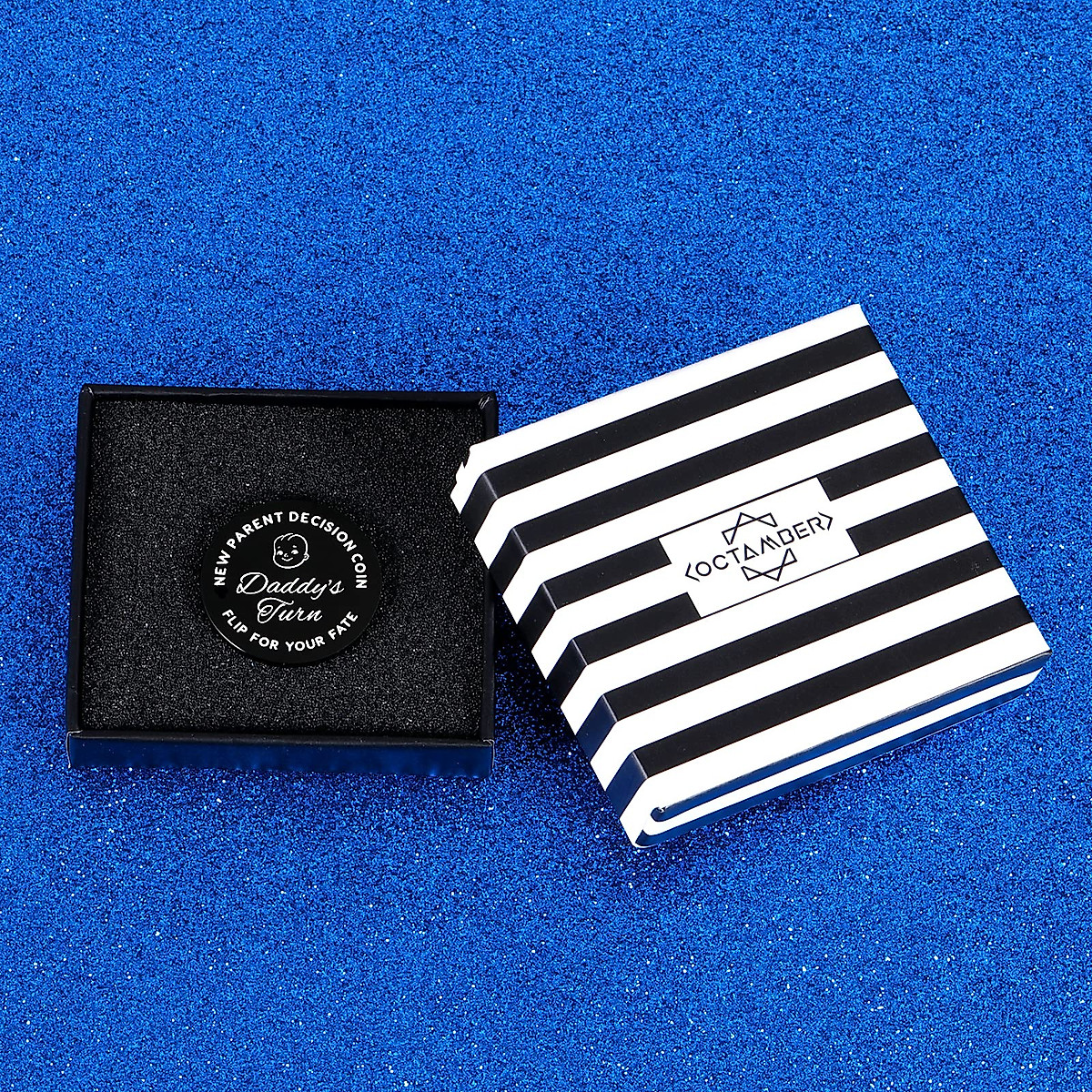 New Baby Gifts for New Parents Pregnancy Gifts for Women Men Double Sided Decision Coin for First Time Moms Dads Christmas Birthday Present Mummy to Be