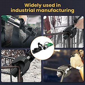 Anbull 1100W Electric Rebar Bender,Hydraulic Rebar Bending Machine Bending up to 3/4 Inch #6 20mm Rebar, Rebar Bending Angle 0-100 Degrees