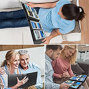 192 Pockets Photo Album for Fujifilm Instax Wide 300 Camera, Polaroid 600 i-Type Film Album, Extra Large Picture Albums for Polaroid Now OneStep2 OneStep+ Instant Camera, POP Lab Print Camera (black)