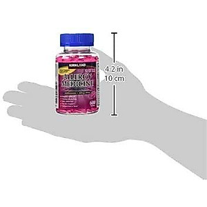 Kirkland Signature Allergy Medicine Diphenhydramine 25 Mg 600 Count (Pack of 2)