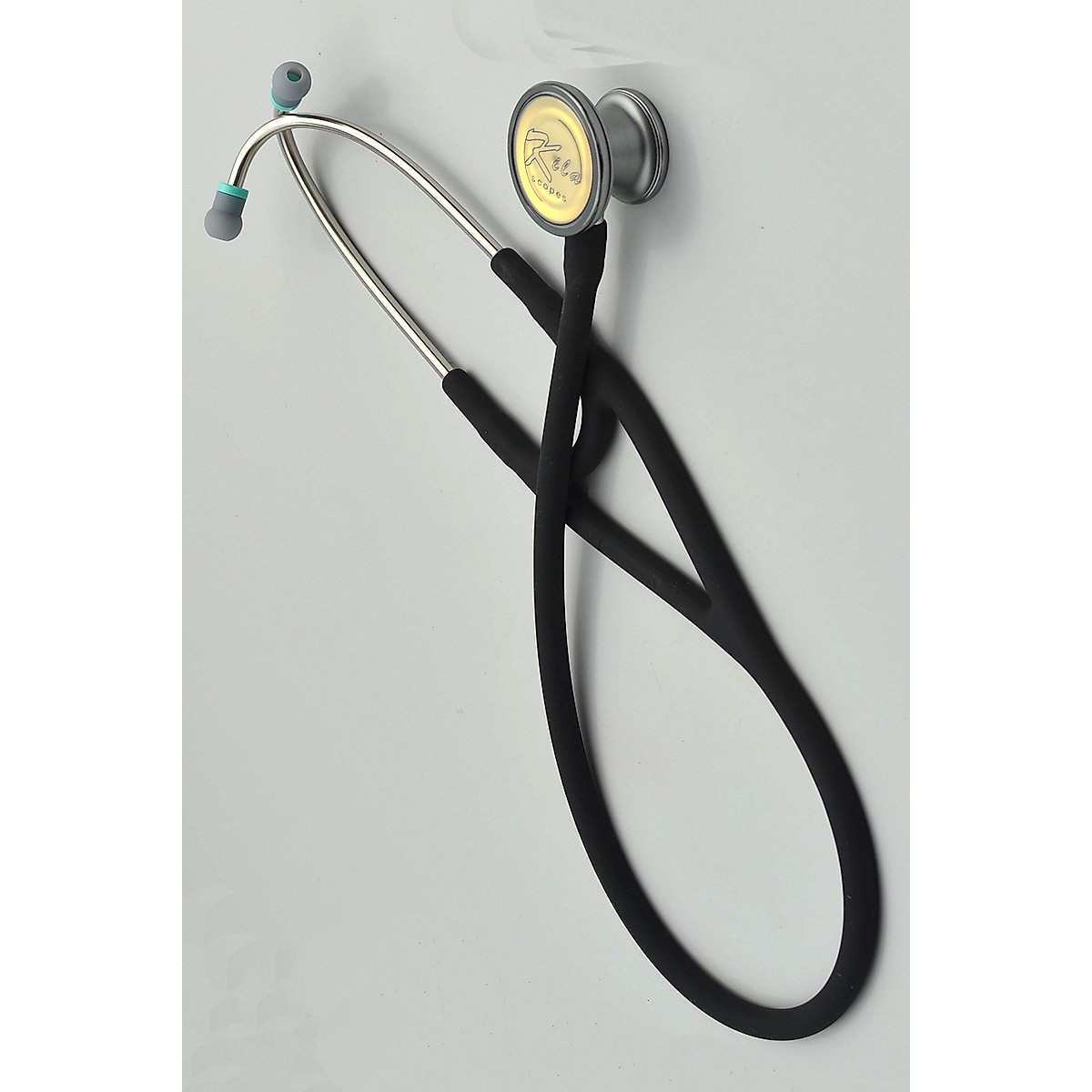 Kila Scopes Specialist Stethoscope - Professional Dual Head Cardiology & Diagnostic Stethoscope for Doctors and Nurses - with Accessories, K751 Black