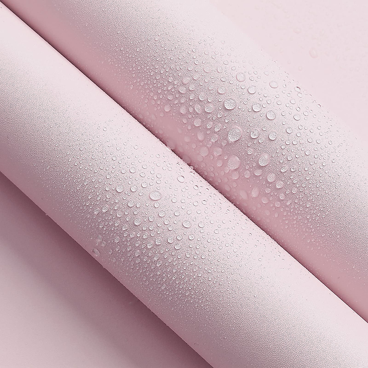 HeloHo Solid Light Pink Wallpaper Matte Textured Wallpaper Peel and Stick Wallpaper Modern Self Adhesive Removable Wallpaper Waterproof Contact Paper for Living Room Bedroom Decor 118"X15.7"