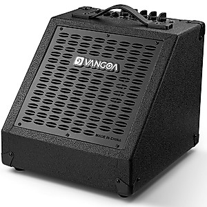 Vangoa Electric Drum Amp 40W Professional Drum Amplifier Speaker, 3 Inputs 3 Band EQ Wireless Electronic Drum Monitor, Keyboard Speaker, Black