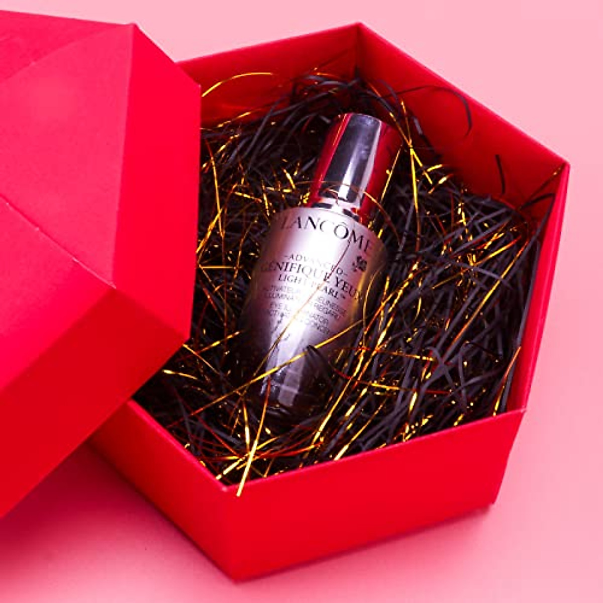 Zwish 1LB Crinkle Cut Paper Shred Filler for Gift Box 405G Crinkle Black Paper & 45G Shiny Gold Hamper Shreds for Gift Wrapping & Basket Filling(Black&Gold)