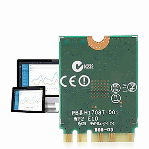 ASHATA 2.4G 5G Network Card for Intel 7260 AC 867Mbps NGFF M2 WiFi Card Laptop Network Adapter for ThinkPad T440 T440S T440P X230S X240 X240S L440 W540 etc