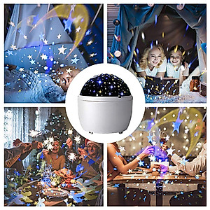 Aytai Star Projector Night Lights for Kids with Timer, Moon Star Projector Light with 3 Kind of Shells 21 Changing Modes, Galaxy Light Projector for Bedroom Baby Nursery Birthday Christmas Gifts